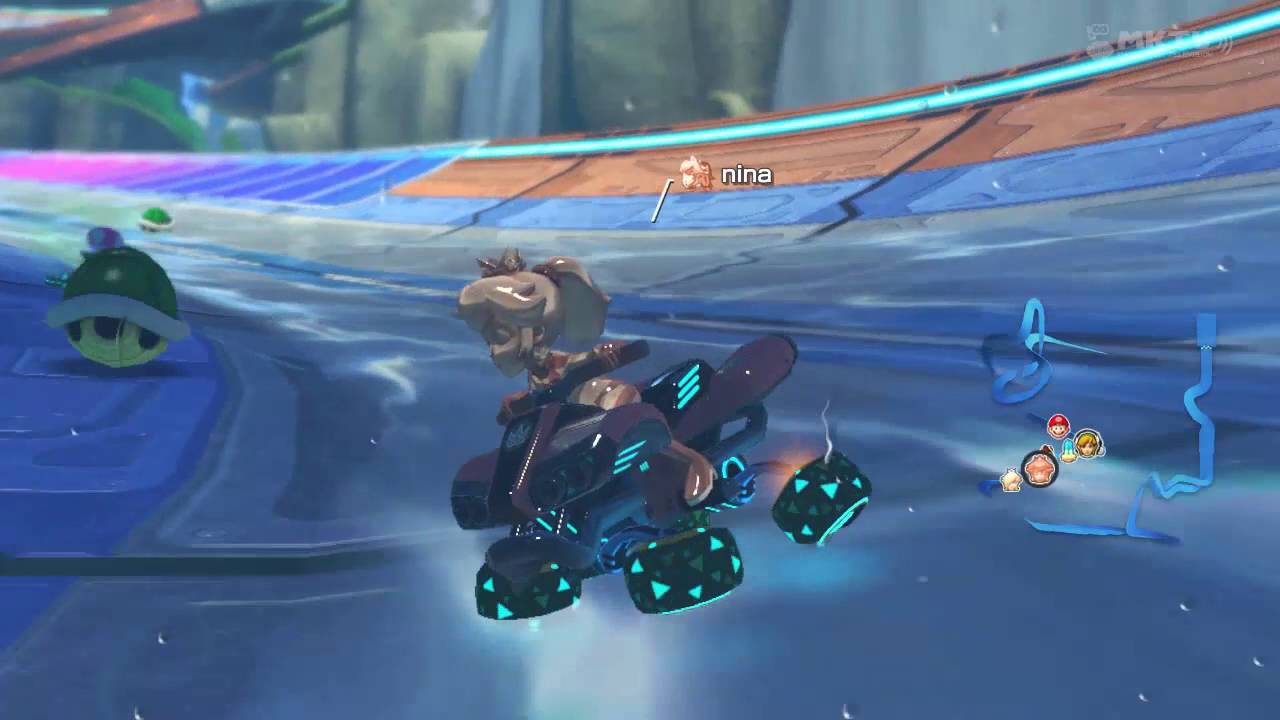 Wii U - Mario Kart 8 - Big Blue - YouTube