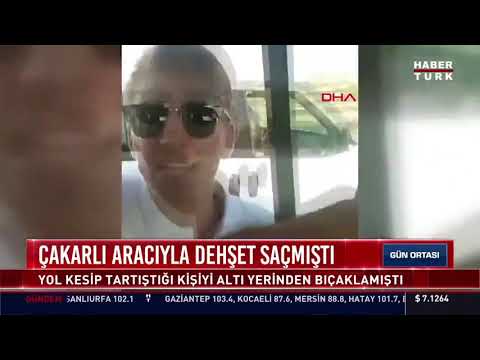 Çakarlı saldırgan hakim karşısında!