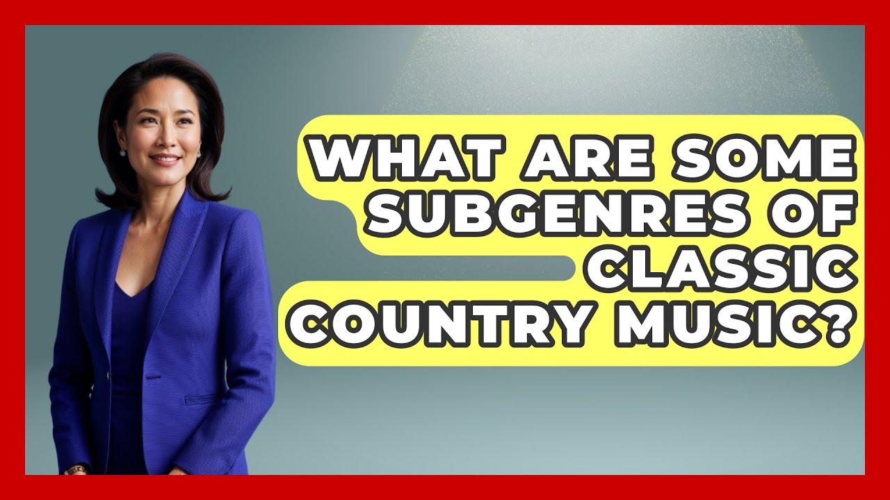What Are Some Subgenres of Classic Country Music? - Country Music ...