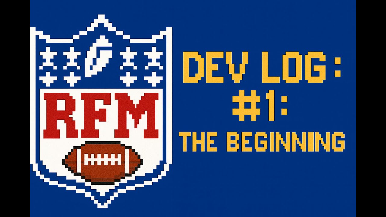 Retro Football Manager - Dev Log #1: The Beginning - YouTube