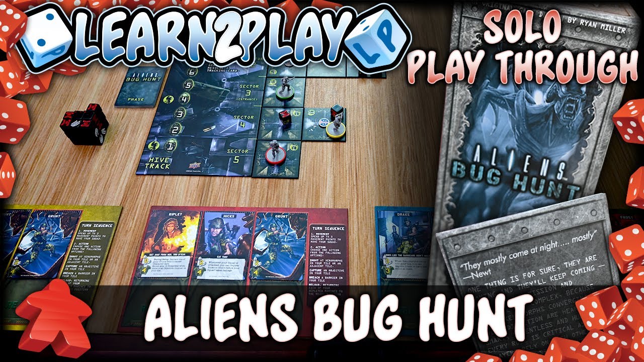 Learn To Play Presents Aliens Bug Hunt Play Through - YouTube