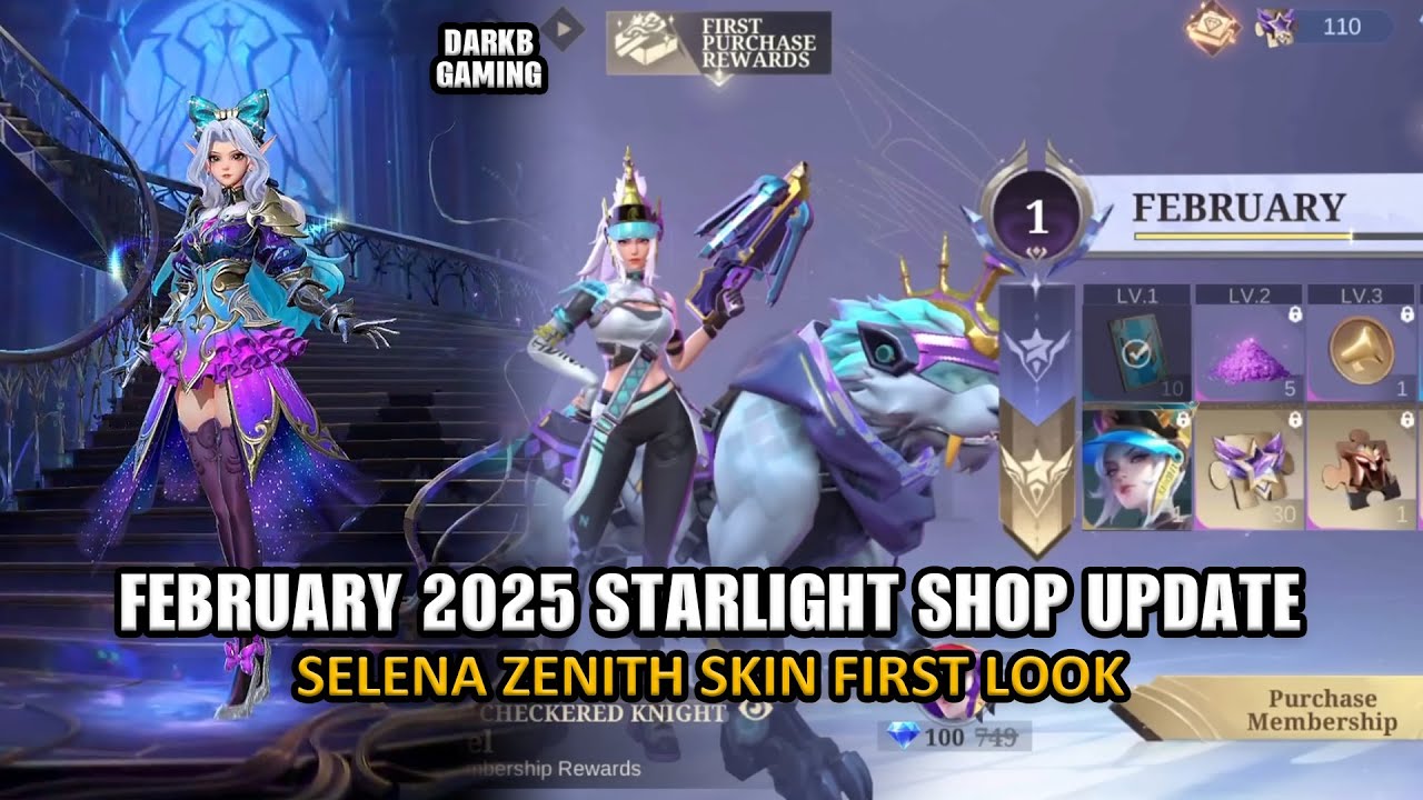 February 2025 Starlight Shop Update | Selena Zenith Skin First Look ...