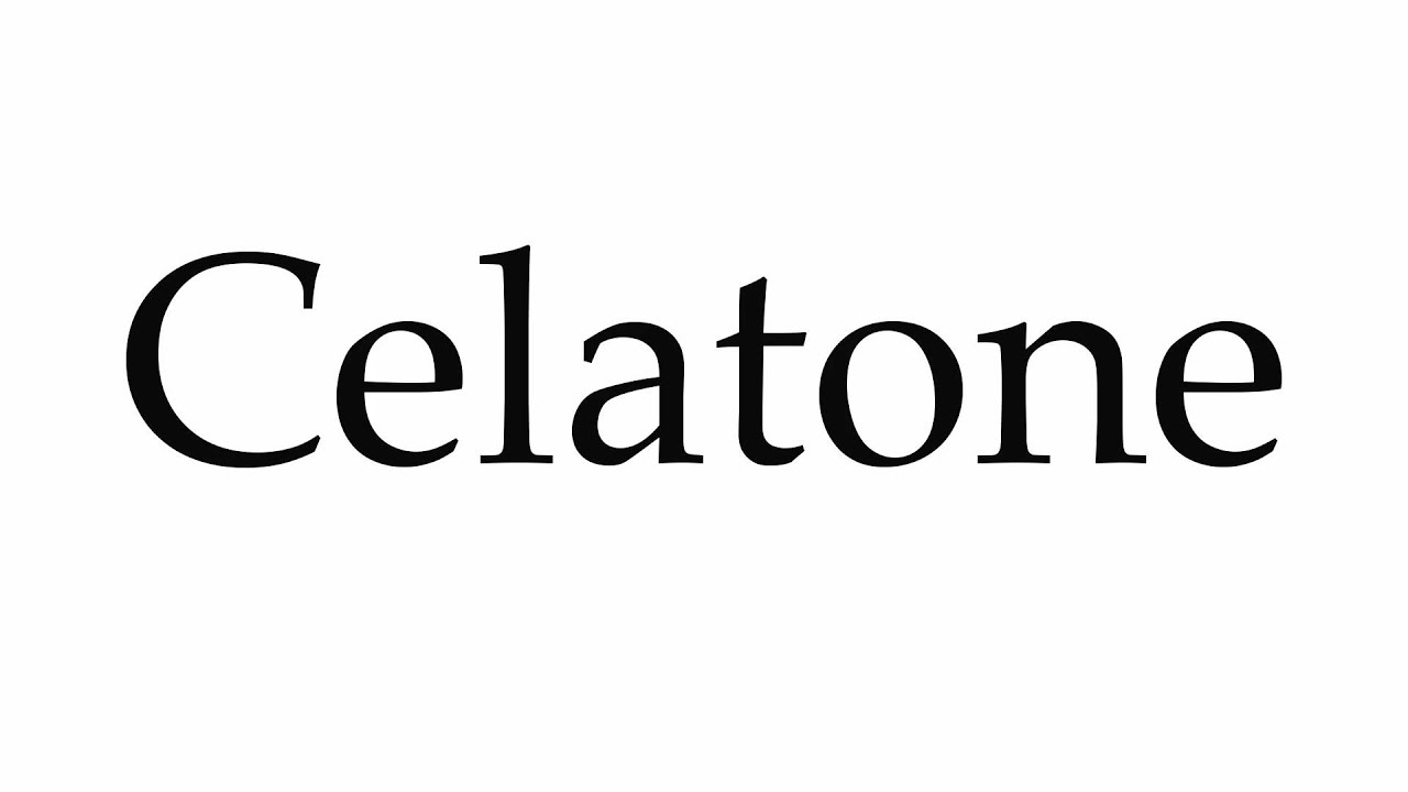 How to Pronounce Celatone - YouTube