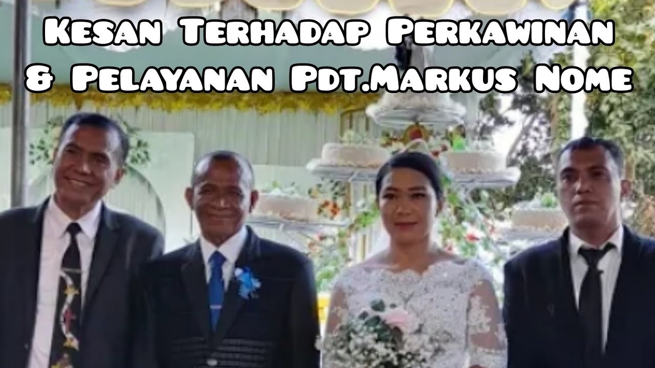 KESAN REKAN PENDETA TERHADAP PERKAWINAN DAN PELAYANAN PDT.MARKUS NOME ...