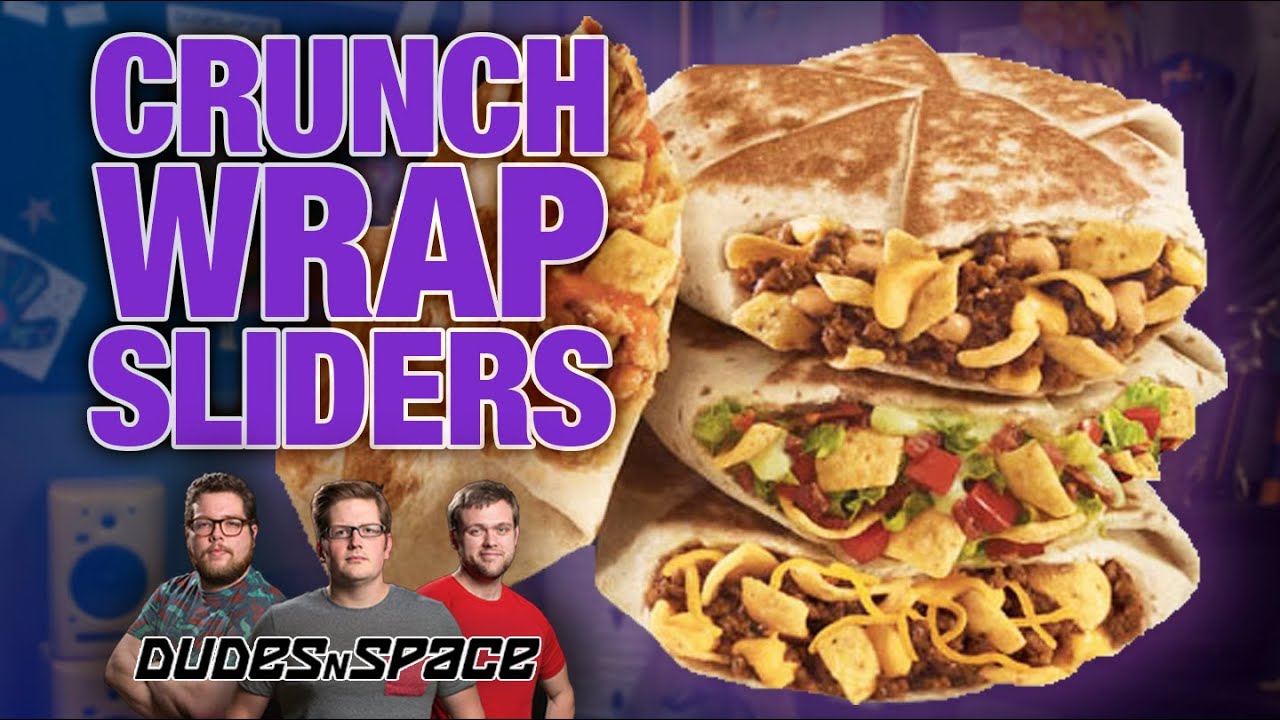 Taco Bell Crunchwrap Sliders Review - Dudes N Space - YouTube
