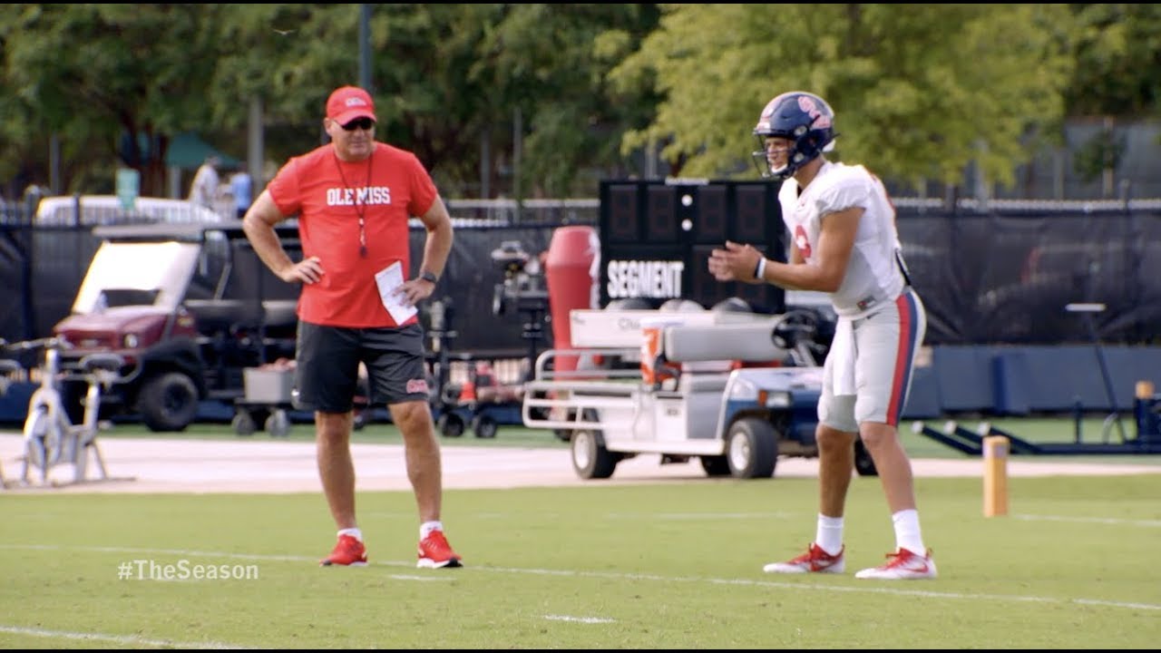 Quarterback Matt Corral and Coach Rich Rodriguez Mic'd Up At Practice ...