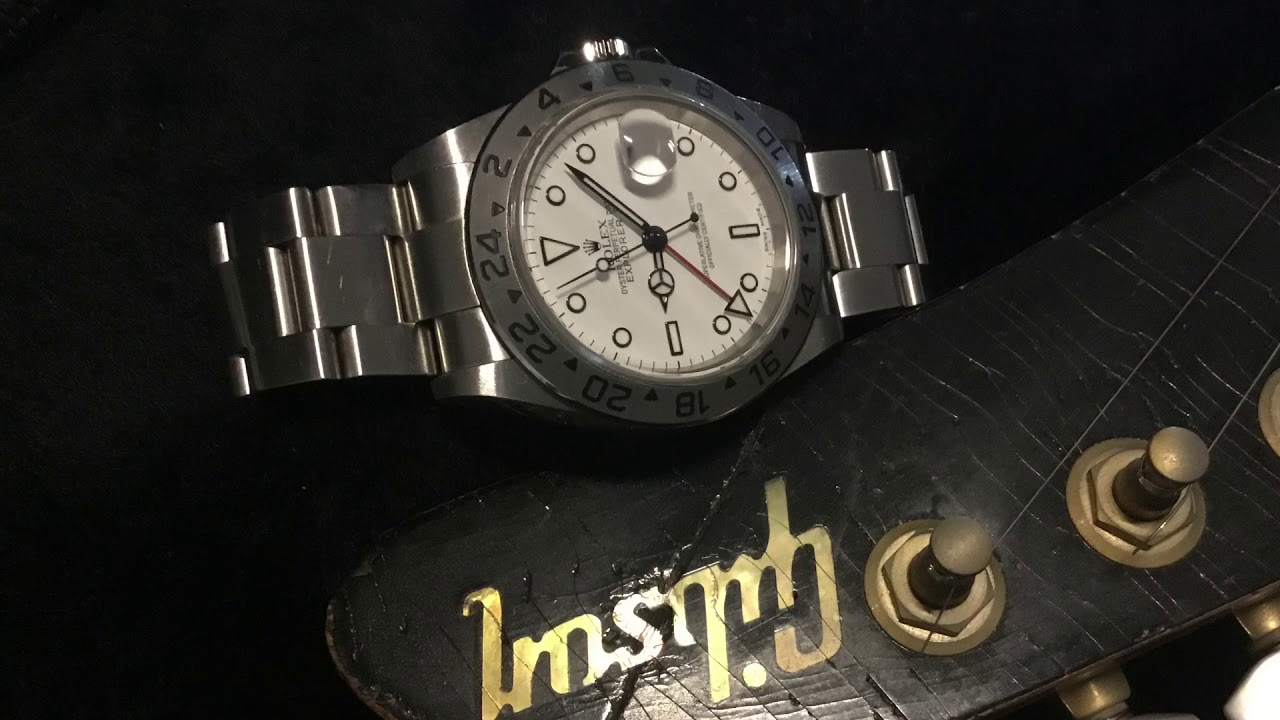 Watch & Guitar Pairing #2: Rolex Explorer II / Allen Collins Explorer ...