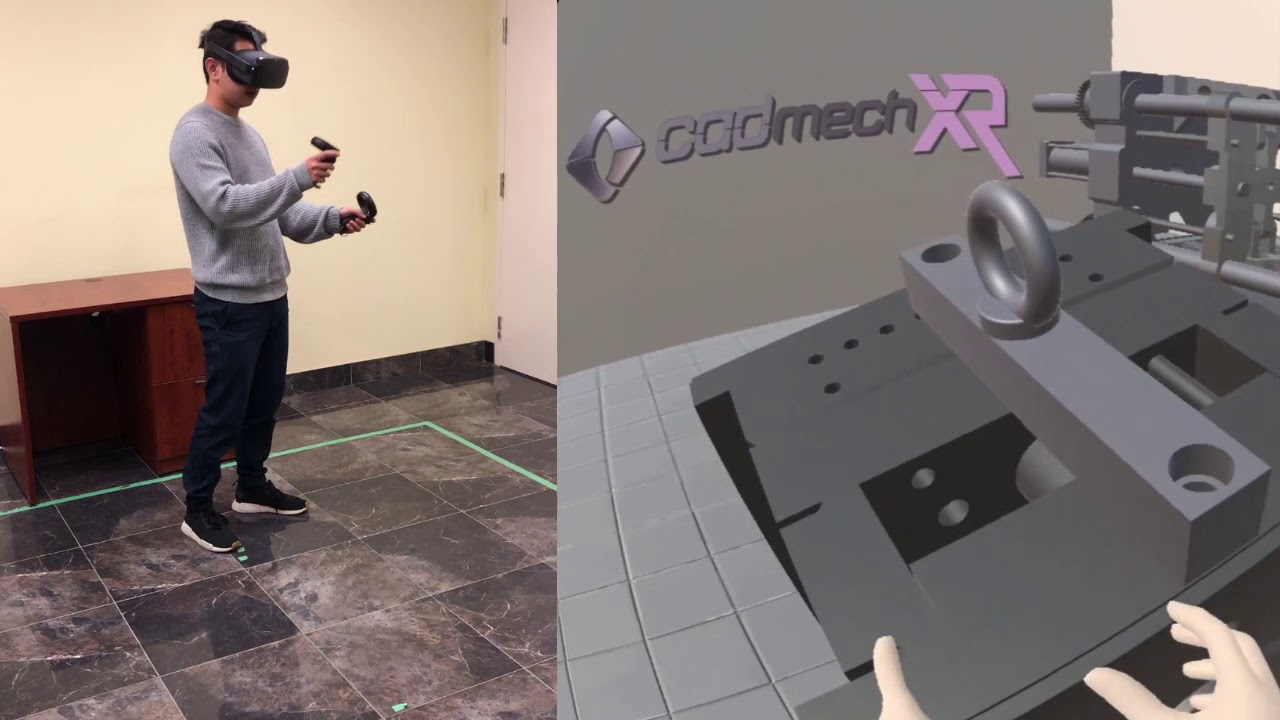 Oculus Quest Training Demo for Injection Molding Machine - YouTube