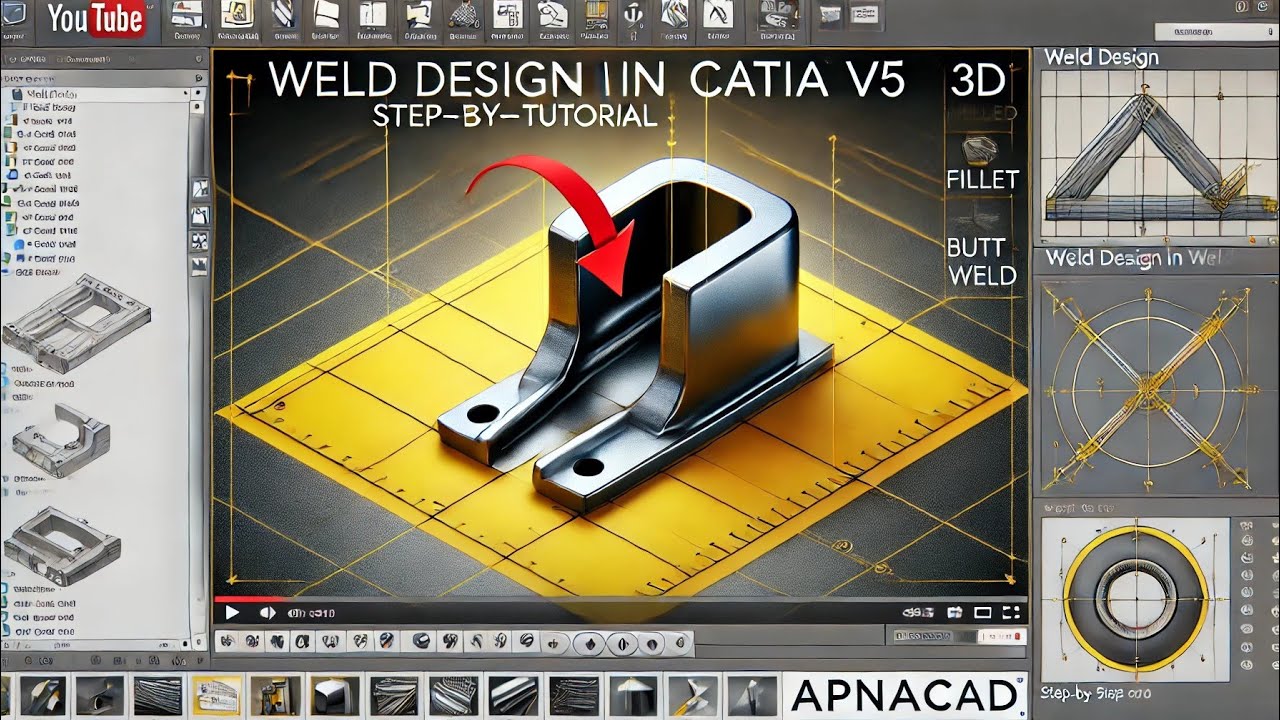 Weld Design Module in CATIA - YouTube