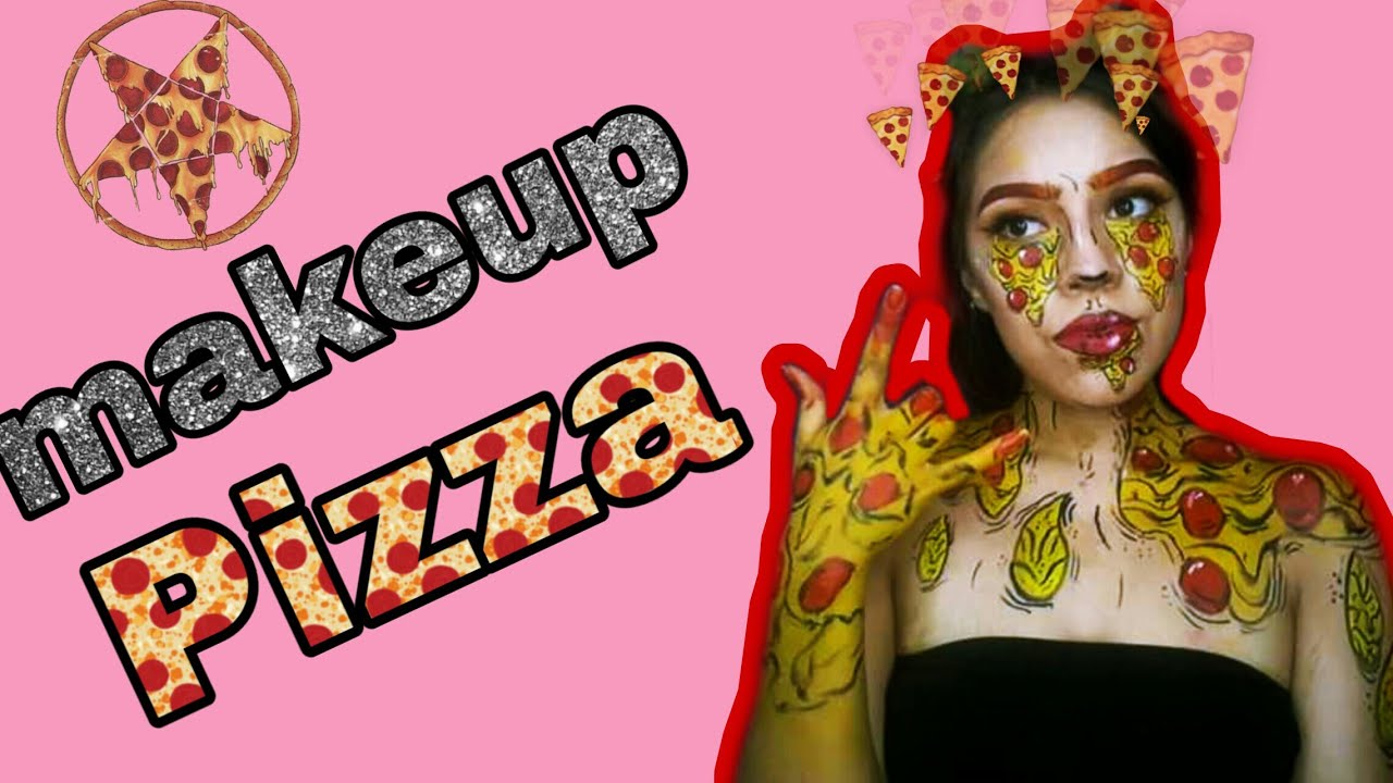 maquillaje de pizza|pizza makeup|soy un sexy pan tostado 🍞 - YouTube