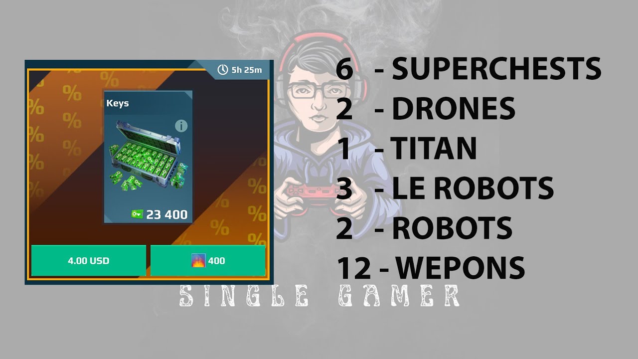 Black market chest opening 25,400 Keys [WAR ROBOTS] - YouTube