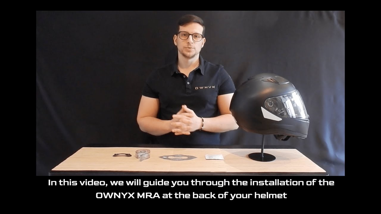 TUTO - Installation derrière le casque du OWNYX MRA - YouTube