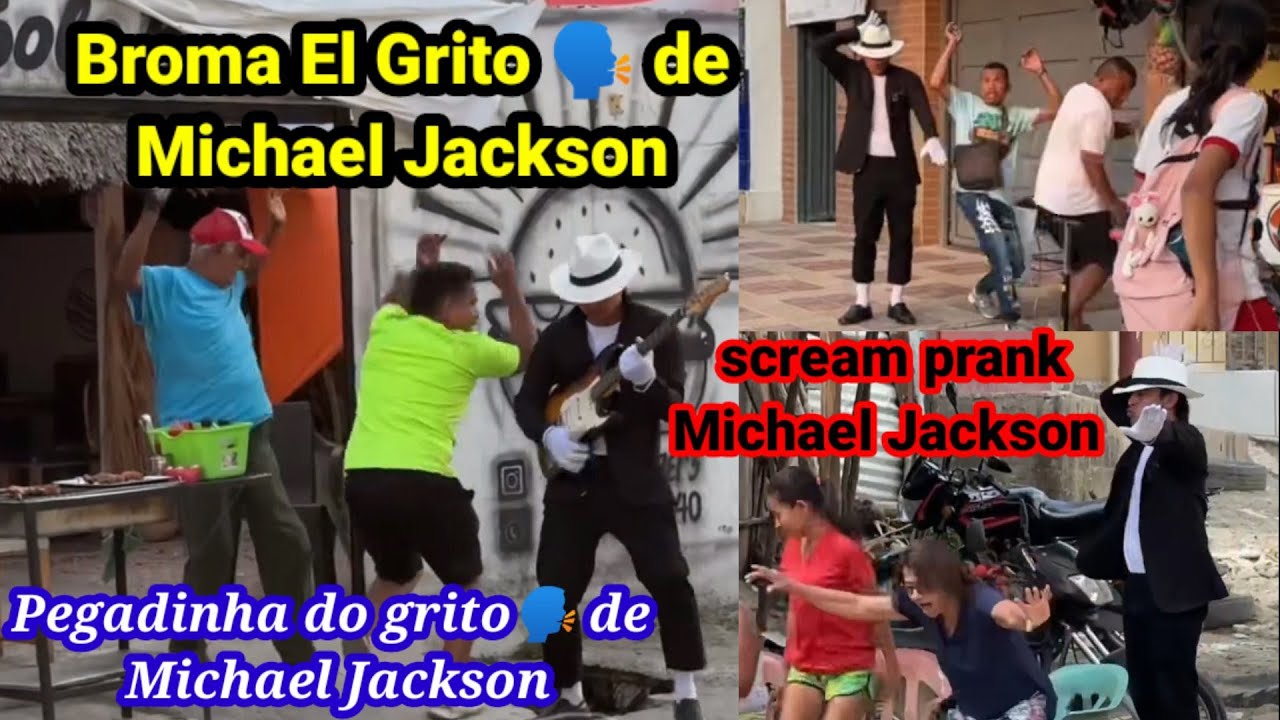 El grito🗣️🗣️de Michael Jackson/Pegadinha do grito Michael Jackson ...