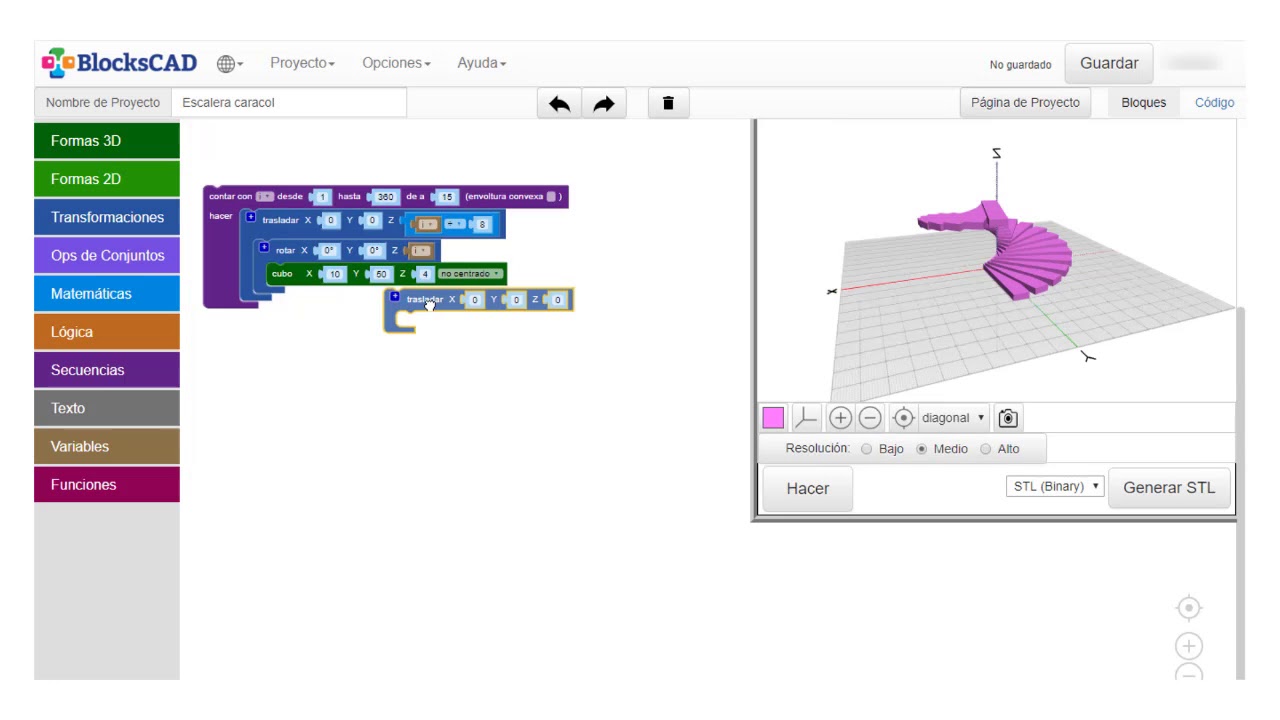 Bloque 3 Actividad con Blockscad para Aplicarlo en las Aulas 2ª Parte ...