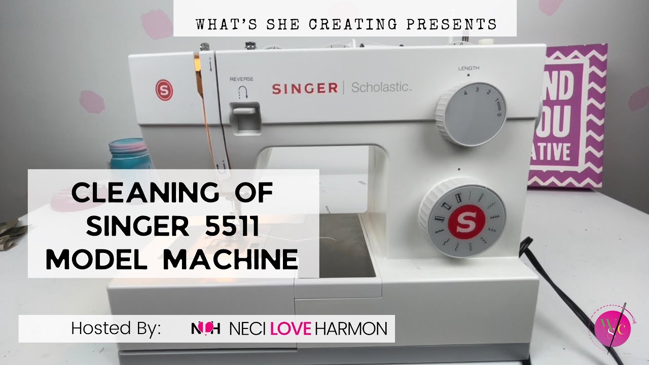Cleaning & Maintenance of Singer Heavy Duty 5511 Sewing Machine - YouTube