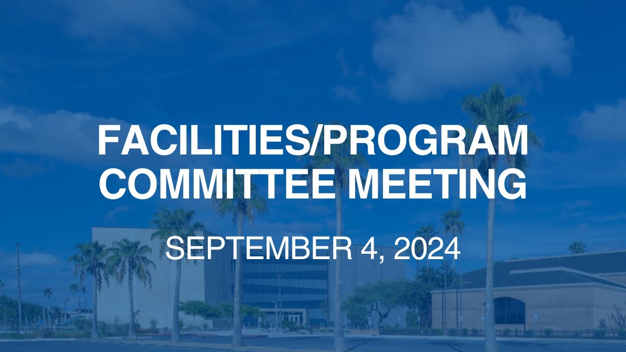 Facilities/Program Committee Meeting 9-4-24 - YouTube