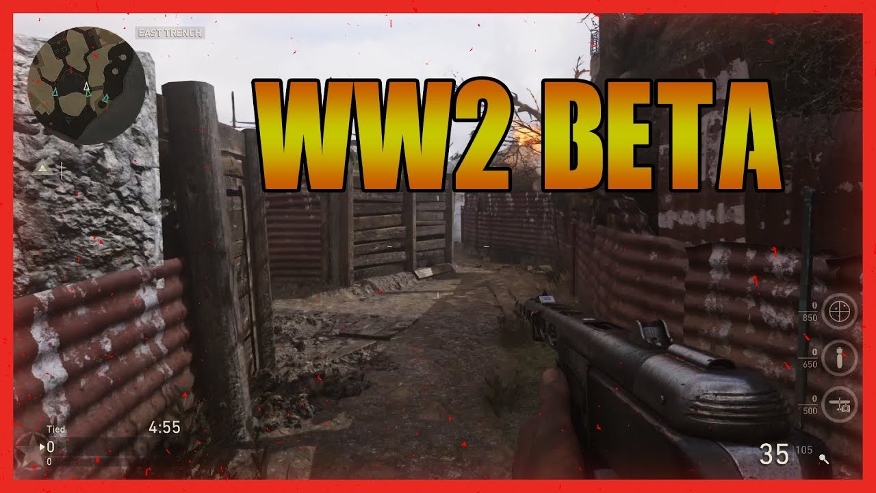 PPSH-41 MULTIPLAYER GAMEPLAY - Call of Duty WW2 BETA (HARDPOINT) - YouTube