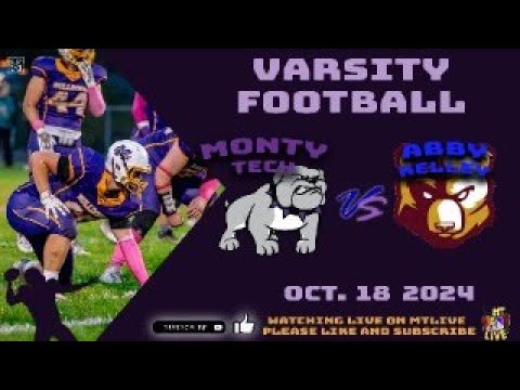 Boys Varsity Football Monty Tech vs Abby Kelley 10 18 2024 - YouTube