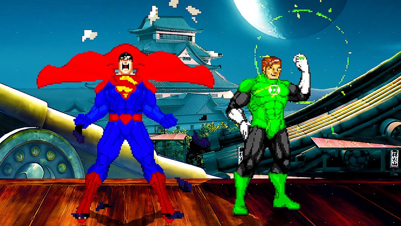 SUPERMAN vs GREEN LANTERN - Amazing SHOCKING Exciting Fight! - YouTube