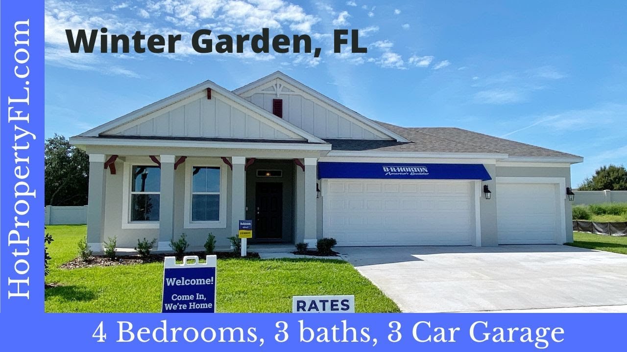 Tour The New Robinson Model Home In Lake Apopka Sound, Winter Garden ...