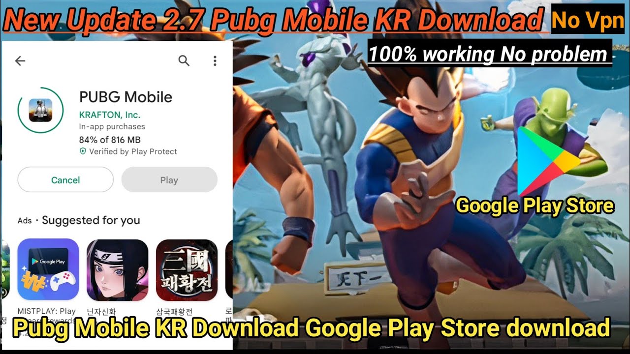 🇮🇳 How to Download Pubg Mobile KR Version New Update 2.7 Google Play Store download Pubg Mobile ...