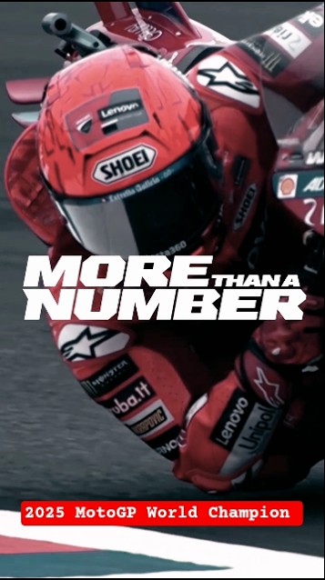 MORE THAN A NUMBER "93" #motogp #motogp2025 #marcmarquez - YouTube