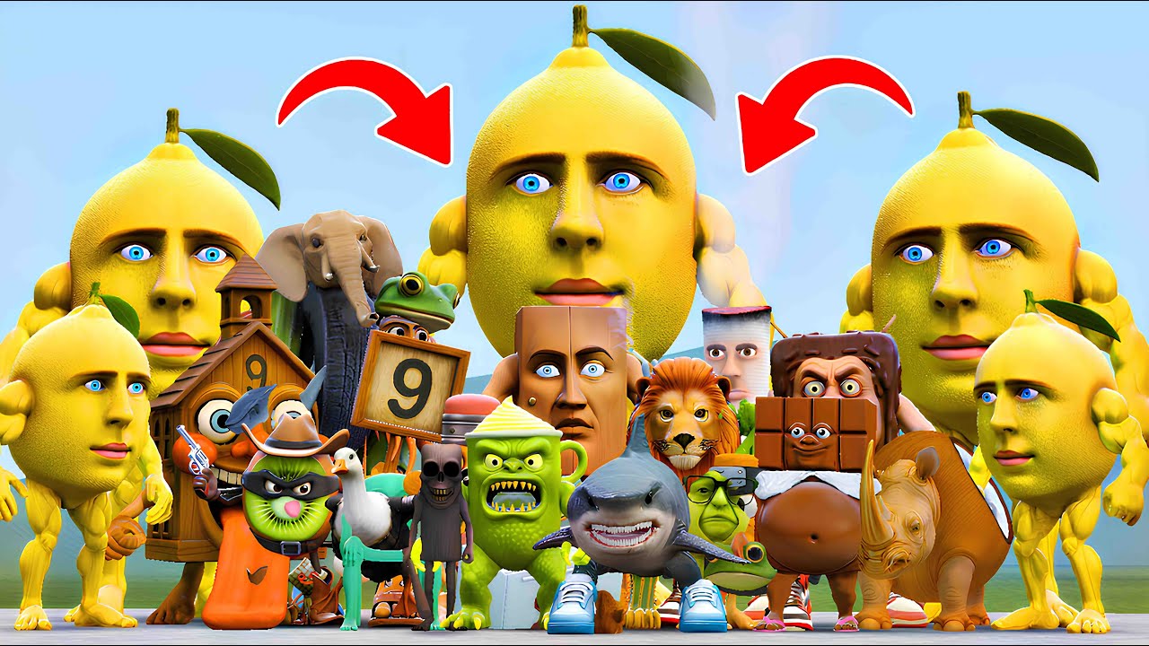 ALL MON MON MON LEMON vs ALL NEW AI ITALIAN BRAINROT MEMES! In Garry's ...
