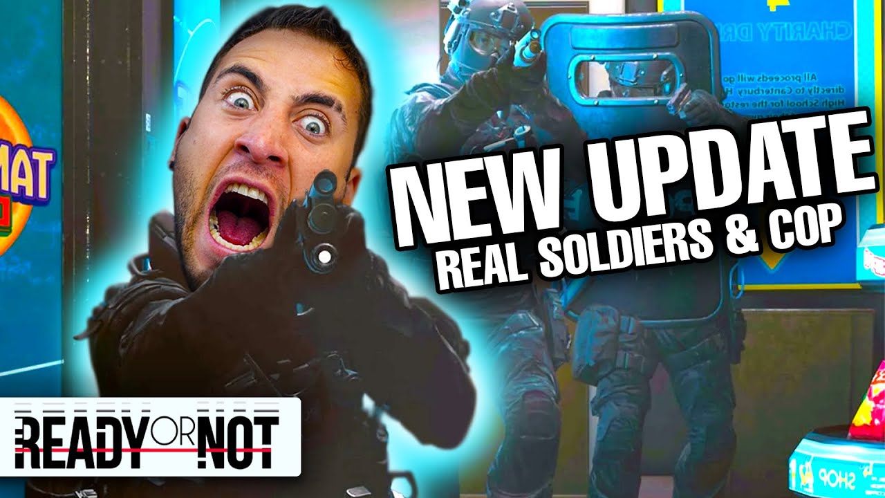 Real Veterans and Police Officer In SWAT Raid!! New Ready Or Not Update ...