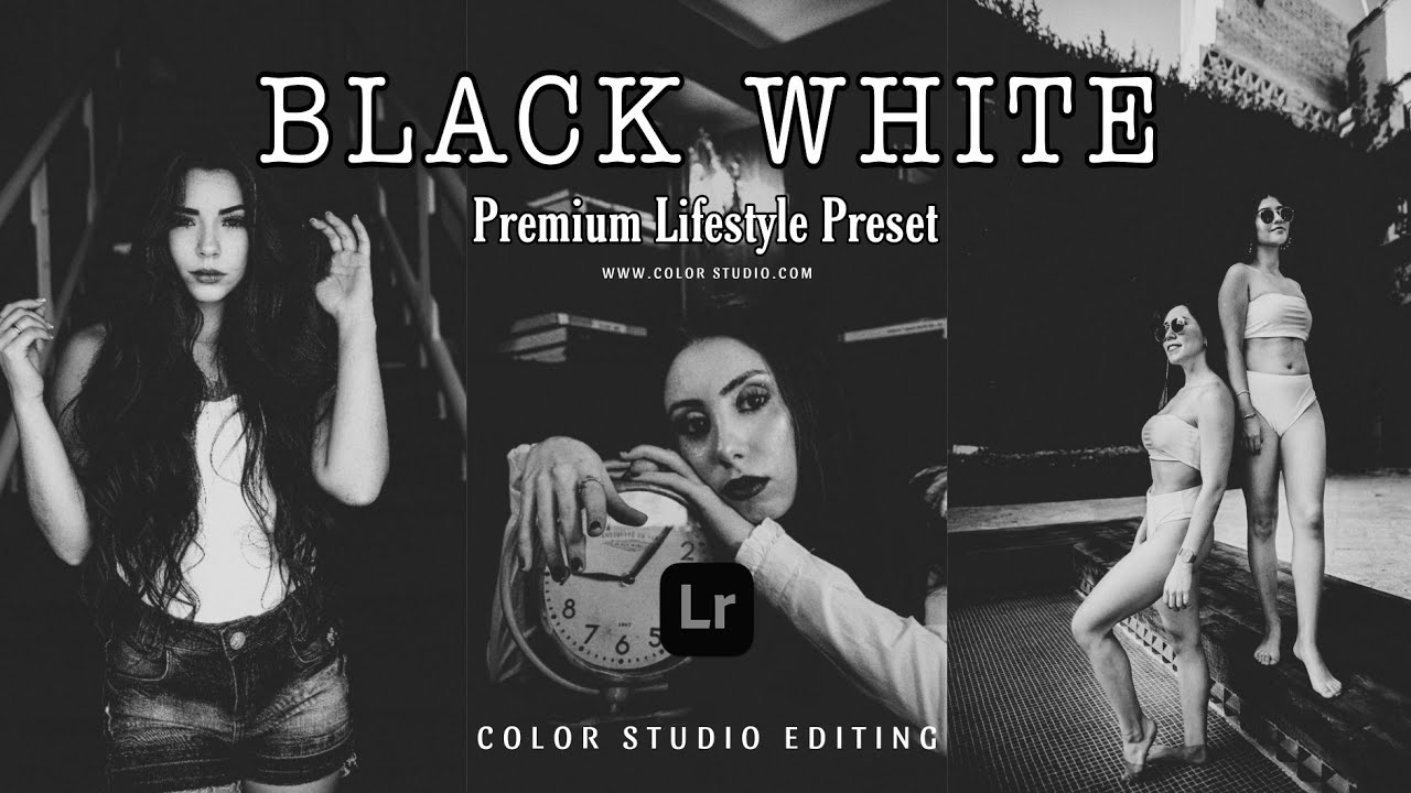 Premium Black and White Lightroom Presets for Mobile | Step-by-Step Tutorial | Free Download ...