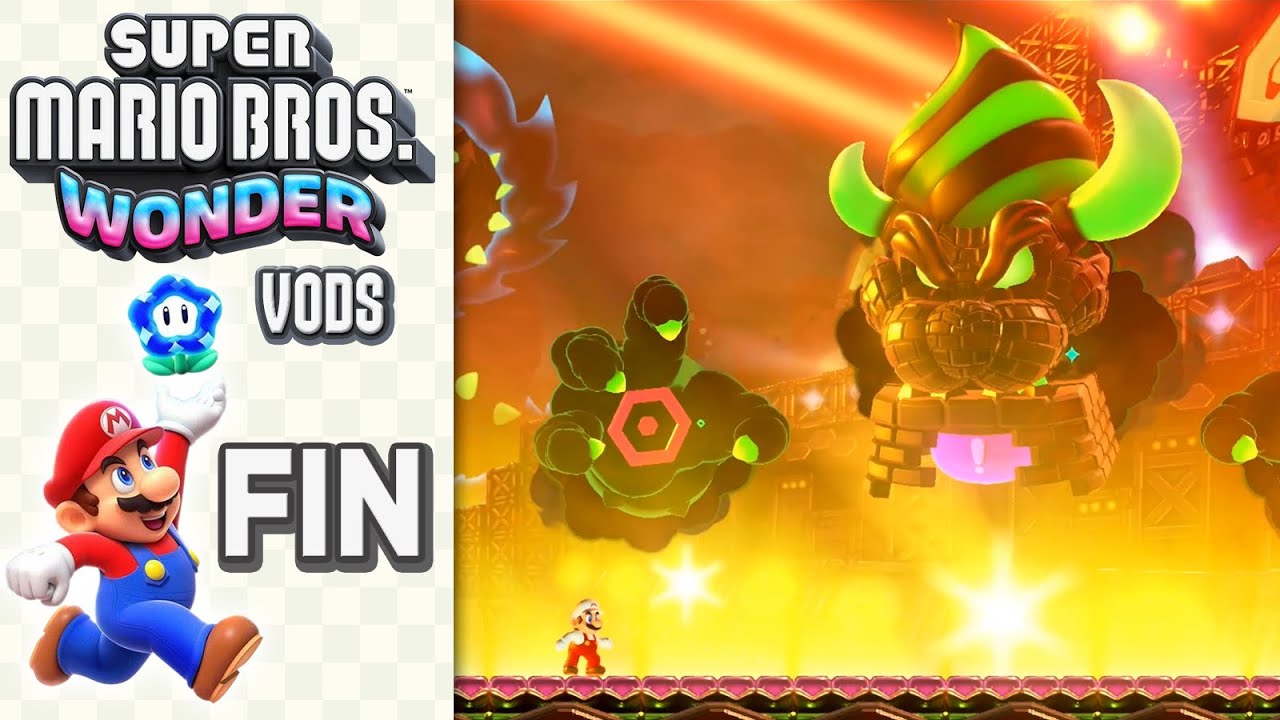 Bowser's Rage Stage! • Super Mario Bros. Wonder • FINALE - YouTube