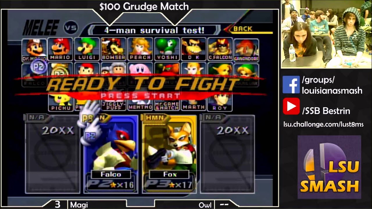 LUST 8 Melee Grudge Match - Magi vs Owl - YouTube