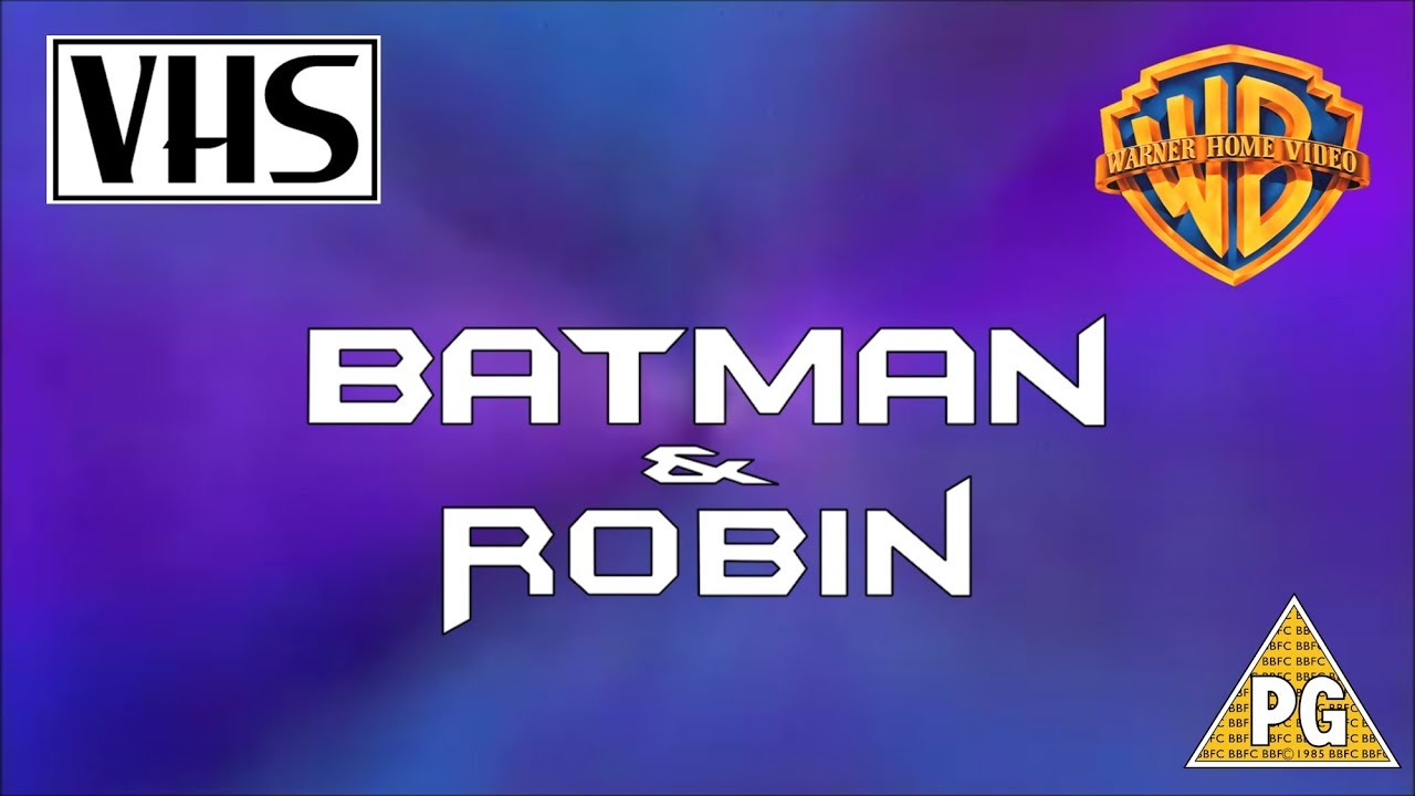 Opening to Batman & Robin UK VHS (1997) - YouTube