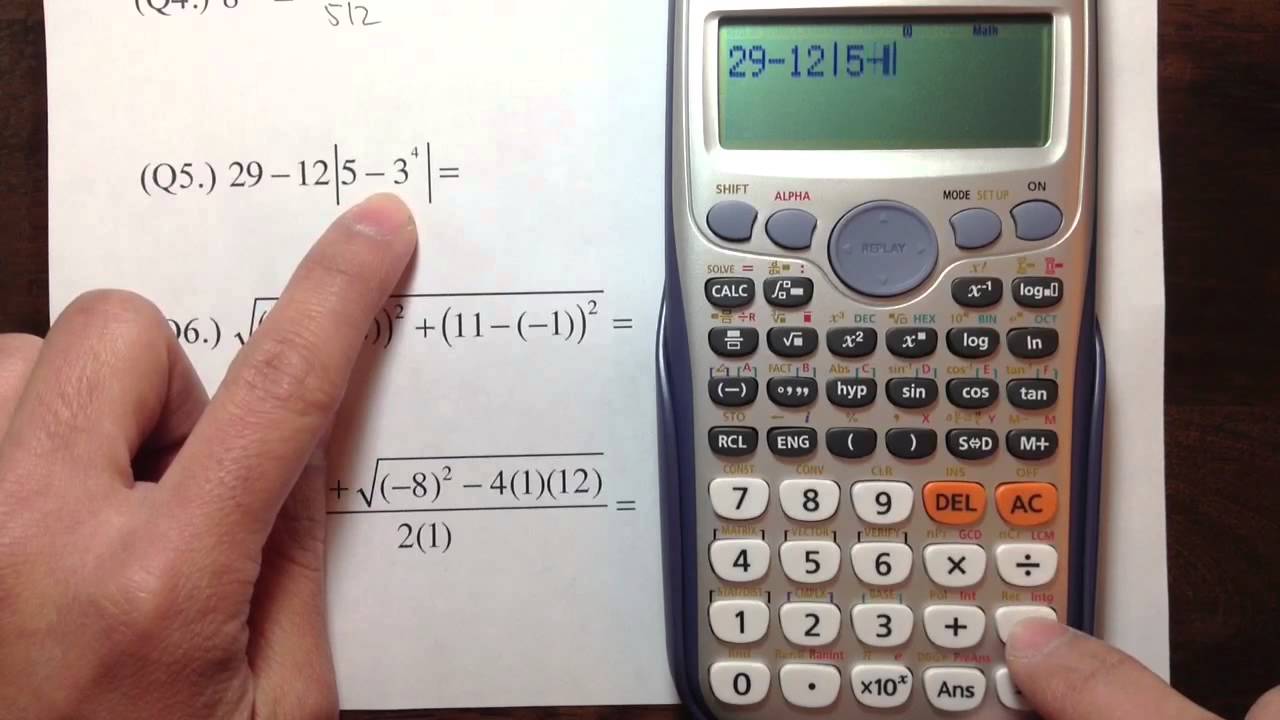  Many Reasons Of Liking The Casio Fx 115ES plus Order Of Operation