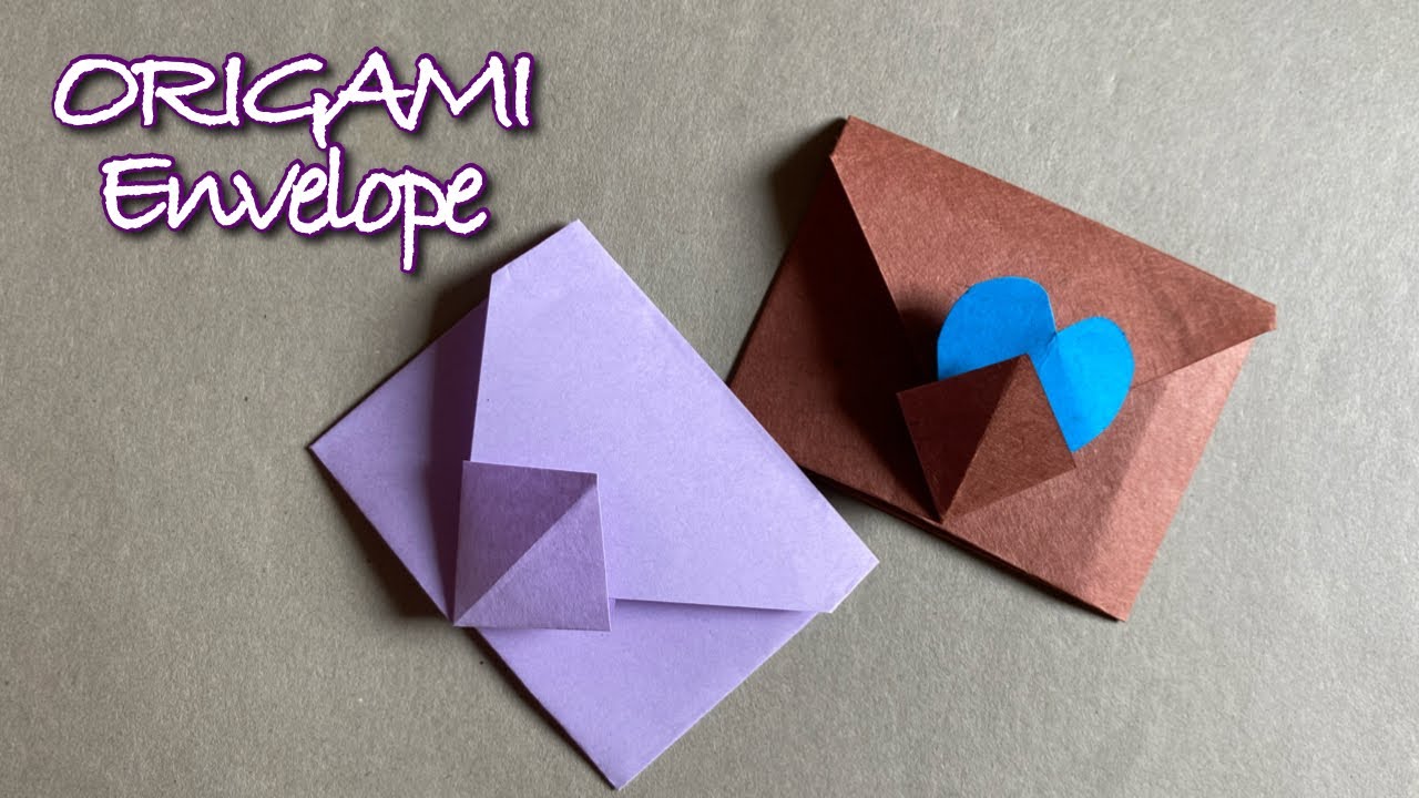 Origami Envelope | How to make a Paper Origami Envelope | Easy Origami ...
