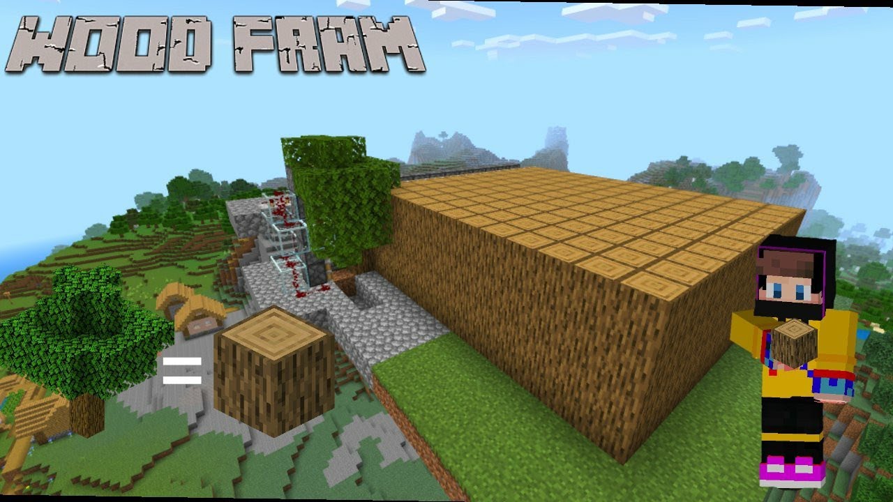 Simple Way How To Make A Perfect Wood Fram In Minecraft || JAVA PE BE ...