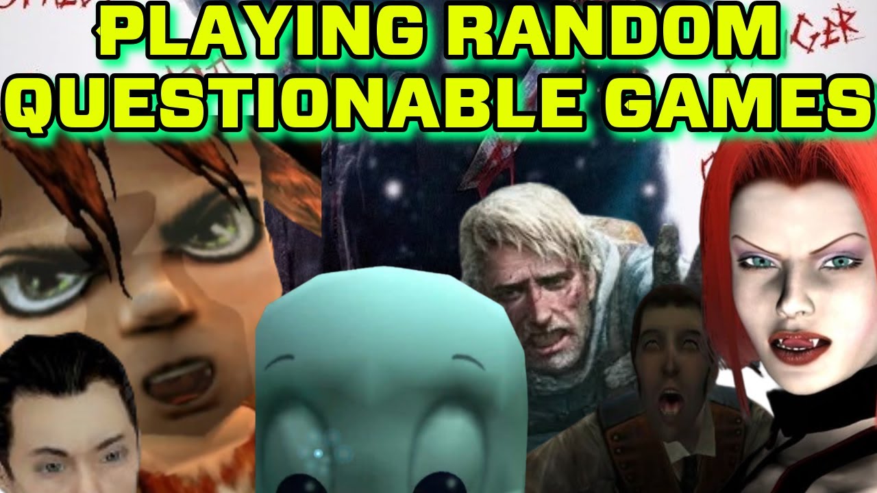 Playing Randomly Selected QUESTIONABLE Games People Have Sent Me - YouTube