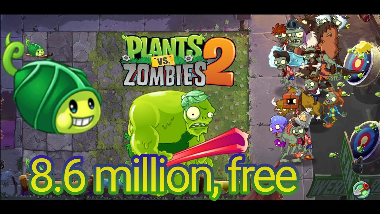Plants vs. Zombies 2 Arena Week 233, Zoybean Pod Boosterama, ~8.6m free ...