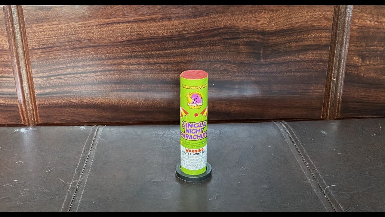 Phantom Fireworks - Single Night Parachute - YouTube