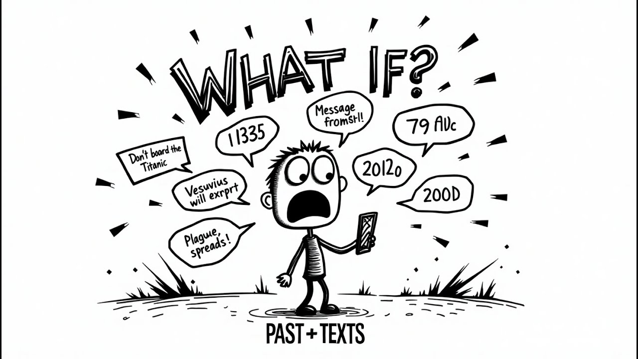 What if the past could send text messages to the future? - YouTube