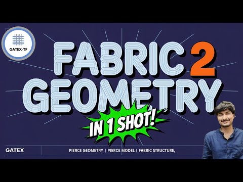 Complete Fabric Geometry 2 in One Shot | Pierce Geometry | Pierce Model | Fabric Structure ...
