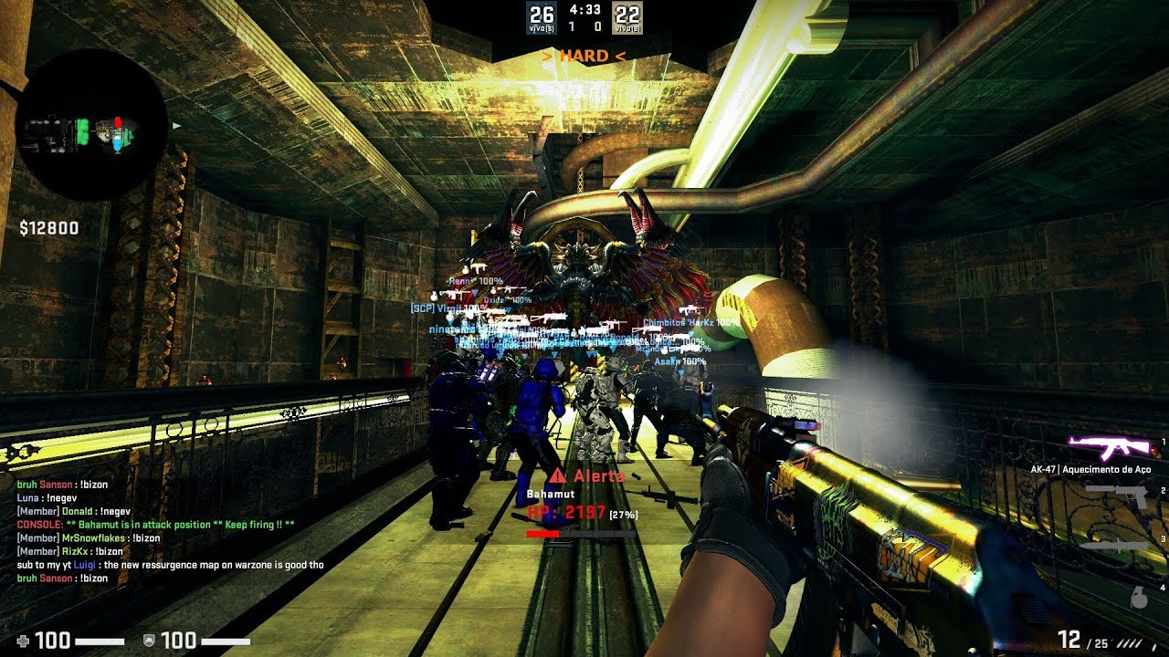 CS:GO Zombie Escape Mod: ze ffvii mako reactor - HARD - YouTube
