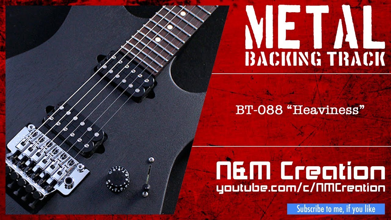 Fat Heavy Metal Backing Track in Dm | BT-088 - YouTube