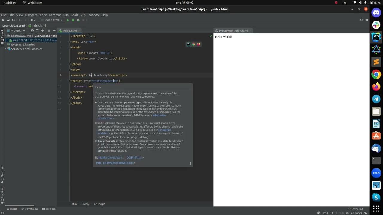 2. #Кыргызча Javascript: 2-сабак JS-ке киришүү #кыргызча #javascript # ...