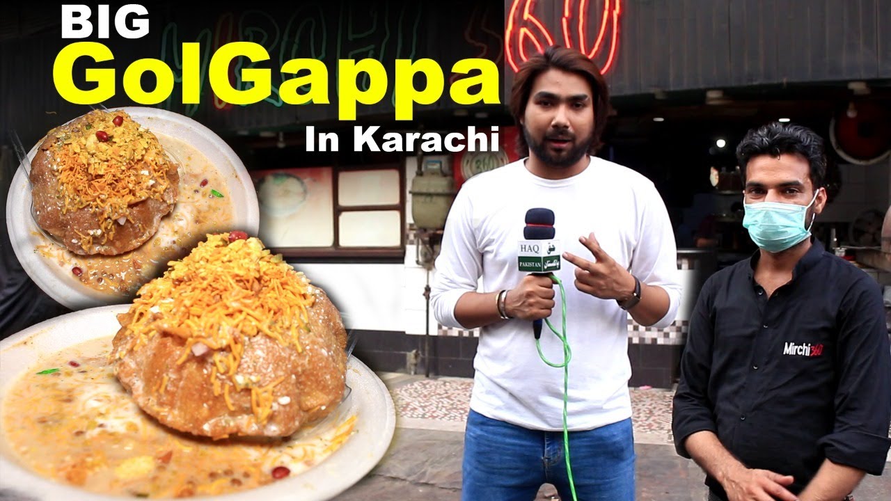 Big Gol Gappa in karachi | Gol gapa chaat | Huge Gol Gappay In Pakistan ...