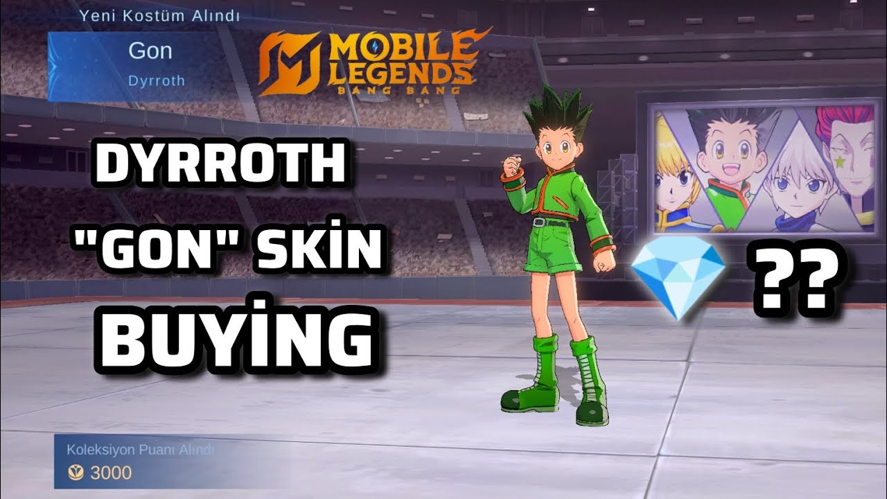 BUYİNG Dyrroth "Gon" Skin - YouTube