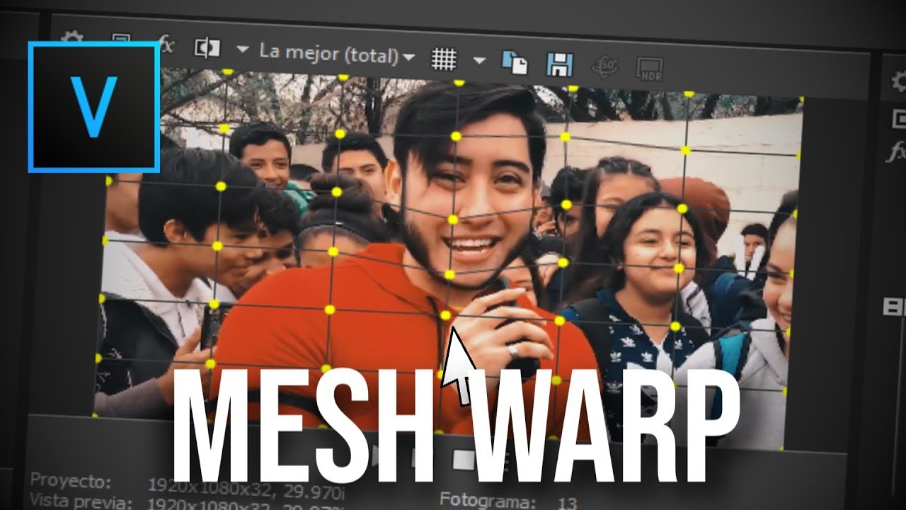 Efecto Mesh Warp/Deformacion en Vegas Pro 17 || TUTORIAL - YouTube