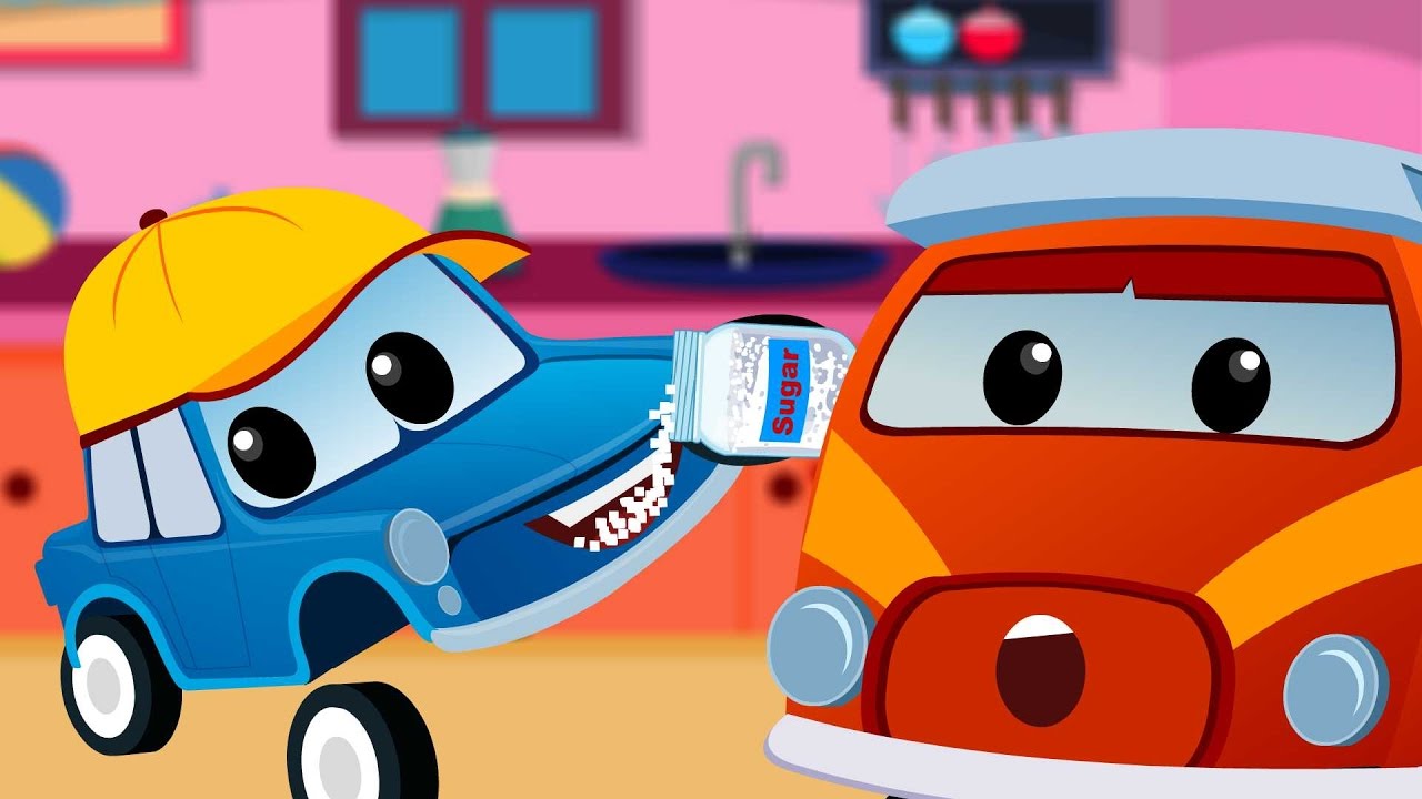 Zeek And Friends | johny johny yes papa | car nursery rhymes for kids ...