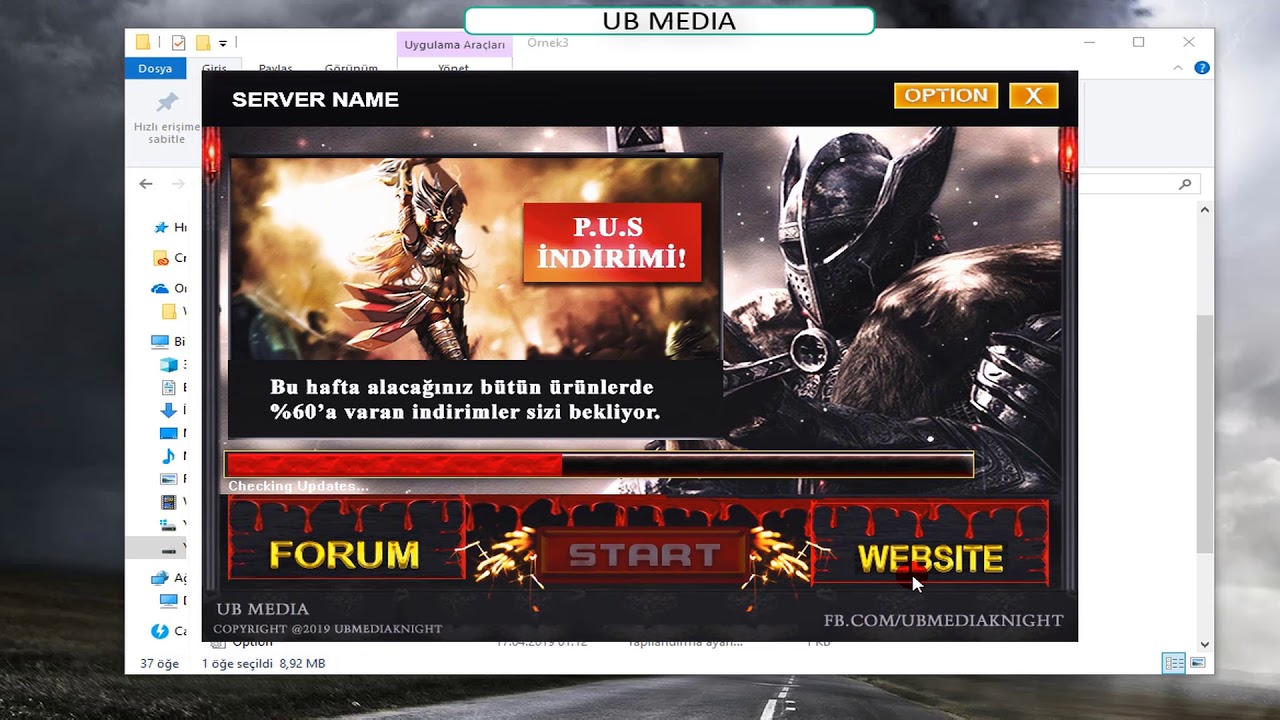Knight Online Launcher Tasarımları - UB Media - YouTube
