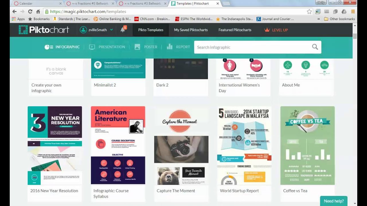 Piktochart log in video - YouTube