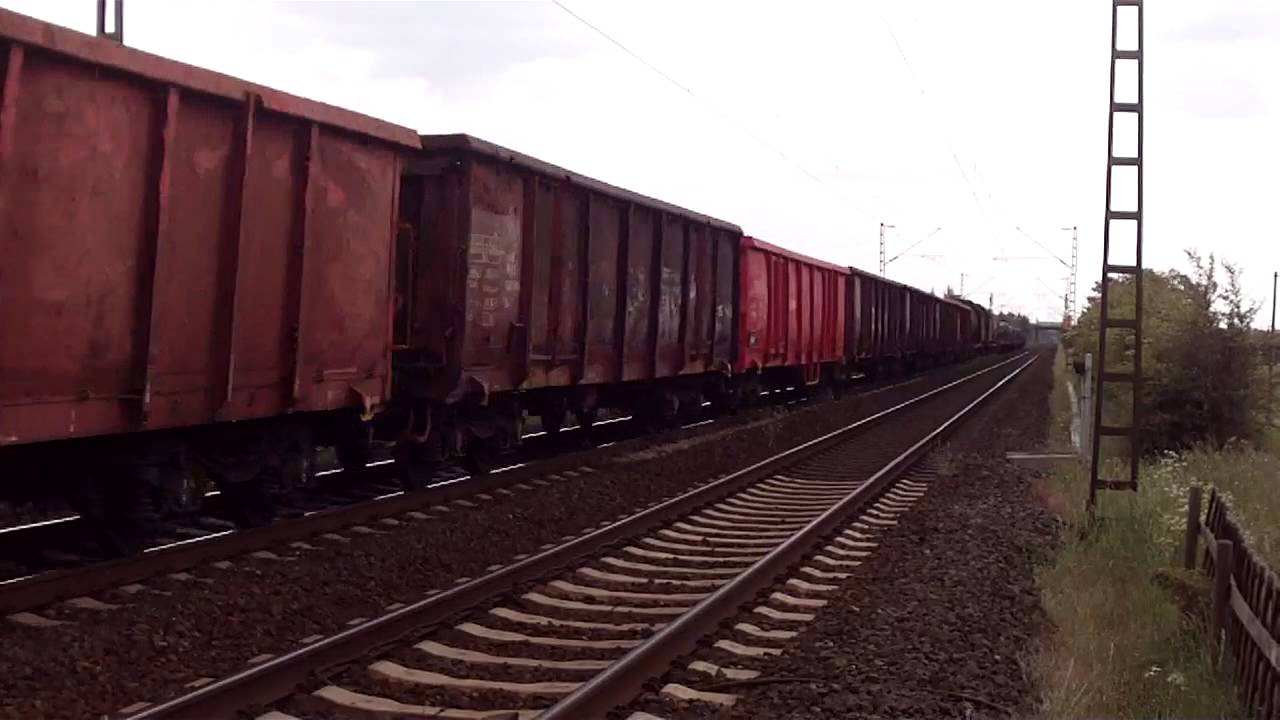 Mixed Freight Train at Meerbusch Germany 21.5.2015 - YouTube